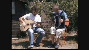 Mick Simonnet à l′accordéon, Eric Legaud à la guitare