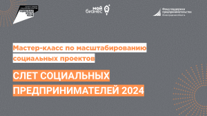 Слет социальных предпринимателей 2024