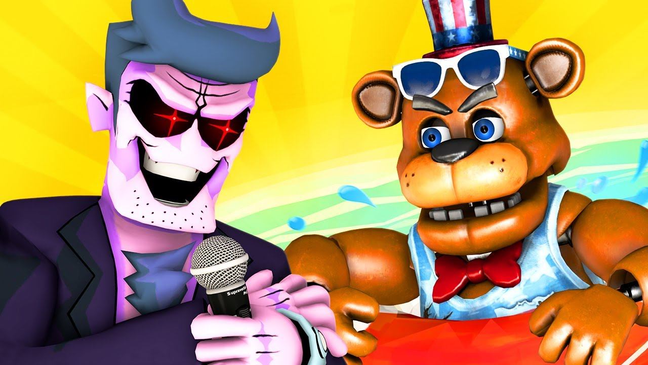 Фрайдей фнаф. Фредди Найт Фанкин против ФНАФ. FNF vs FNAF. Пародии АНИМАТРОНИКОВ.