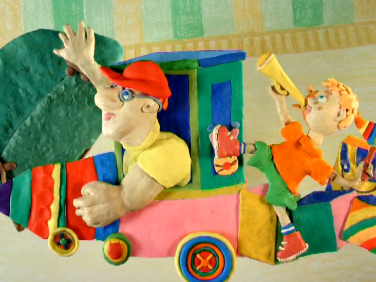 Кадр из мультфильма «Паповоз»