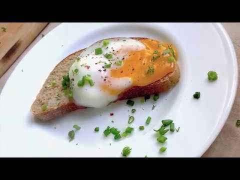 Яйцо пашот в микроволновке самый быстрый рецепт