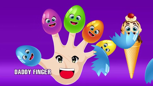 Finger Family Collection | 5 Ice Cream Finger Family Songs | Daddy ...