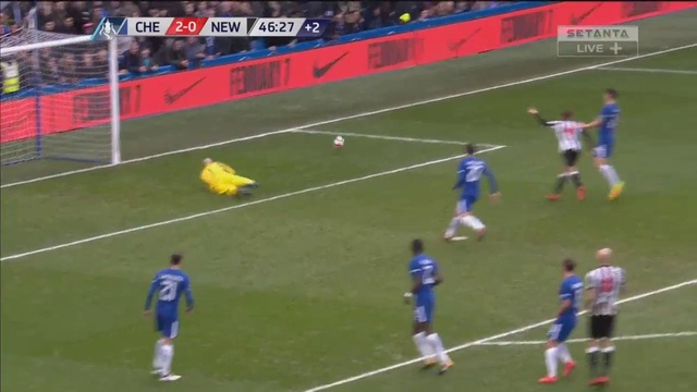 Челси - Ньюкасл 3:0 видео