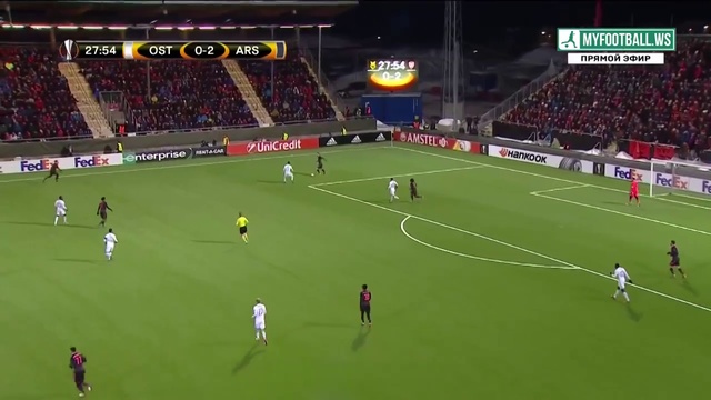 Эстерсунд - Арсенал 0:3 видео