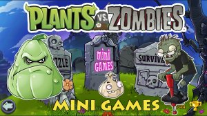 Растения против Зомби Мини Игры I Plants vs Zombies Mini Games