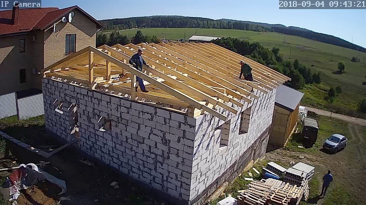 Крыша дома своими руками: видео