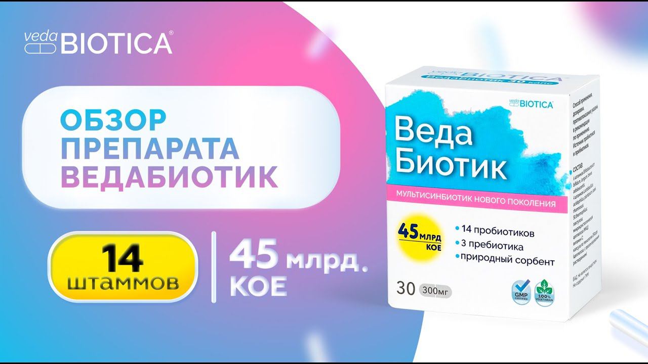 Обзор препаратов ВедаБиотика