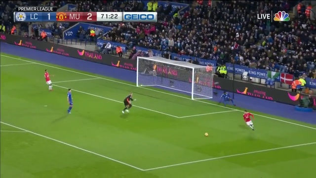 Лестер Сити - Манчестер Юнайтед 2:2 видео
