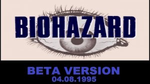 Resident Evil 0.5 beta