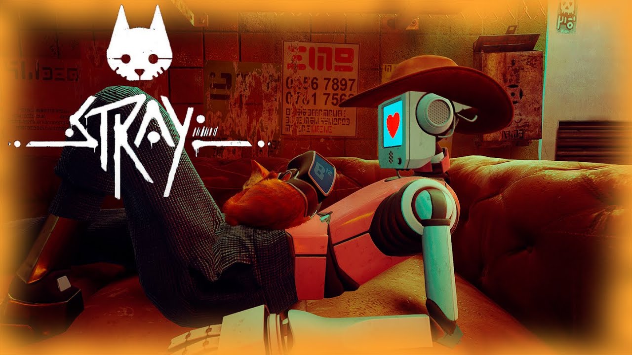 Прохождение Stray на русском (Без комментариев, русские субтитры, игрофильм)