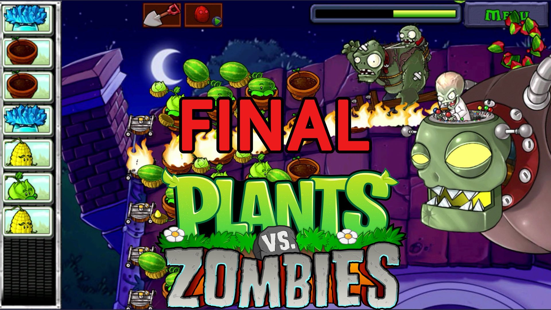 Растения против Зомби Прохождение Игры Без Комментариев I Plants vs Zombies PVZ