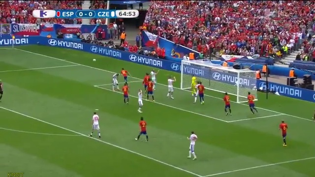 Испания - Чехия 1:0 видео