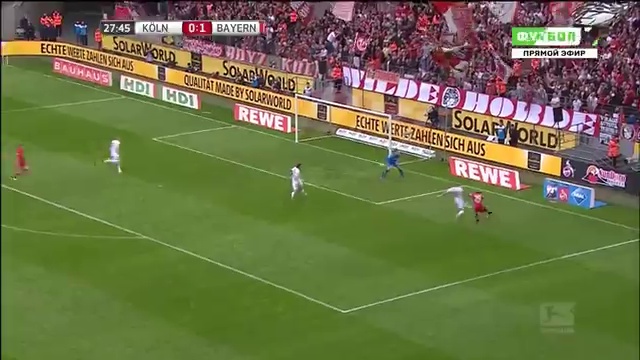 Кельн - Бавария 0:3 видео