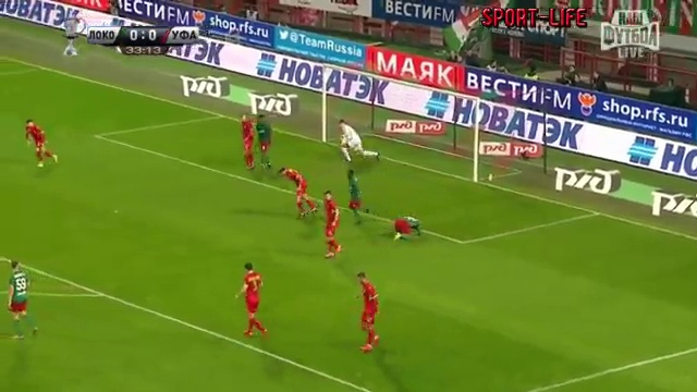 Локомотив - Уфа 1:0 видео