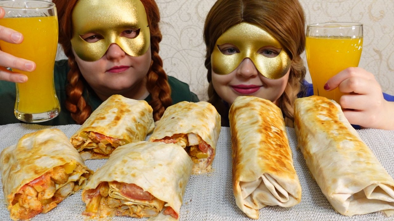 ??? ASMR Burrito, Taco, Shawarma