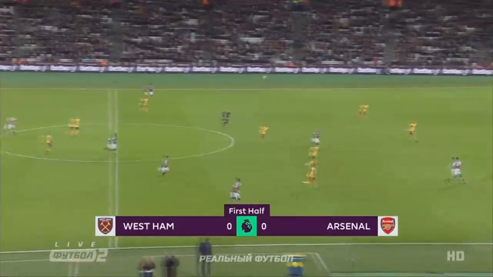Вест Хэм - Арсенал 1:5 видео