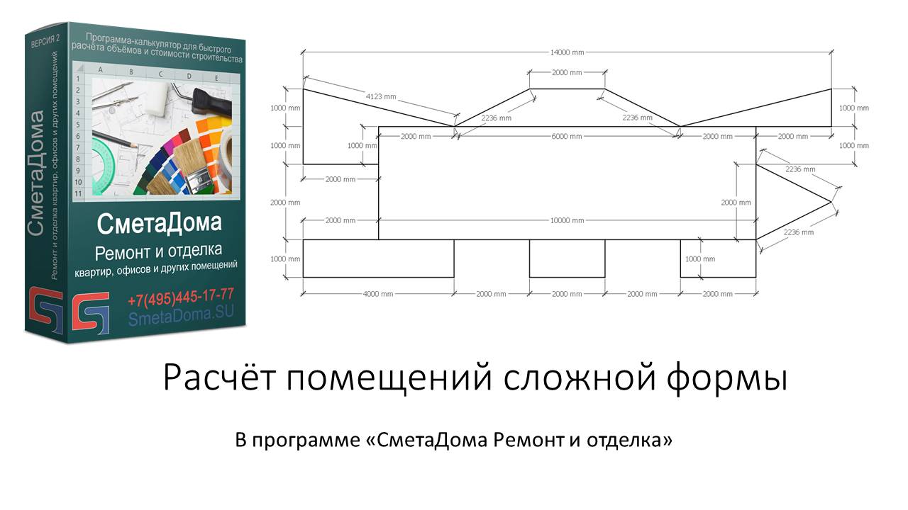 Расчет стоимости ремонта и отделки в квартирах, офисах и других помещениях