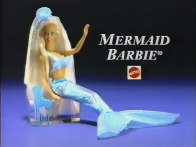Реклама кукол Барби Маттел 1992 года