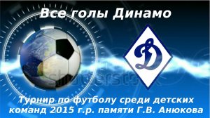 Турнир по футболу среди детских команд 2015 г.р. памяти Г.В. Анюкова.